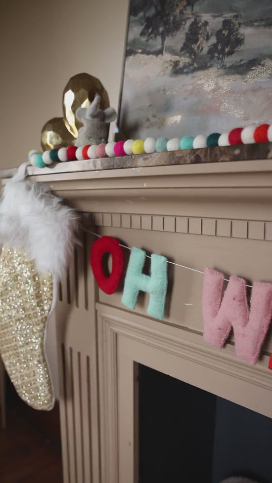 Oh What Fun Letter Garland – joyfelts